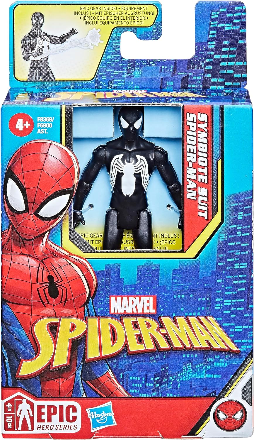 Symbiote Suit Spider-Man Action Figure Review - Play Puddles